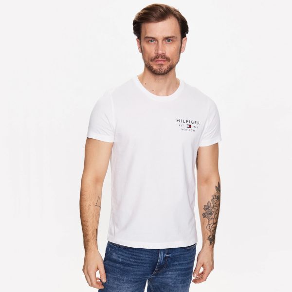 Tommy Hilfiger Brand Love Small Logo T Shirt WeiB Mezaldy