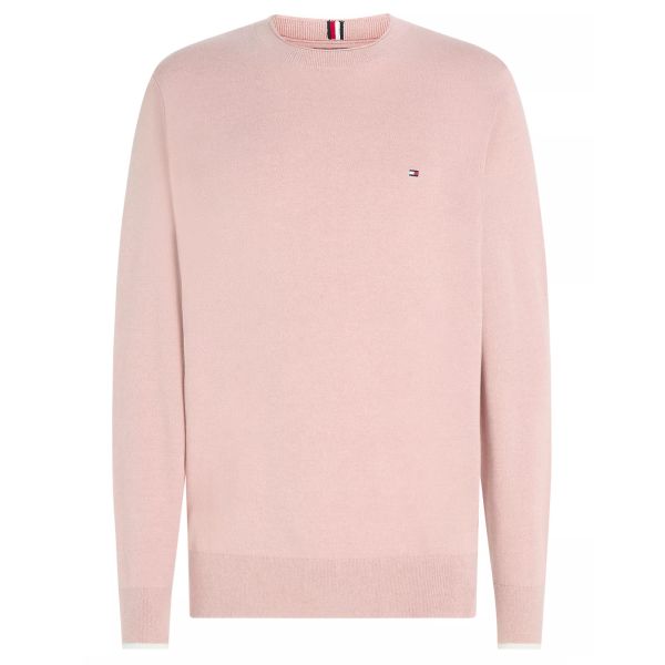 Tommy Hilfiger Mouline Organic Pullover Rosa